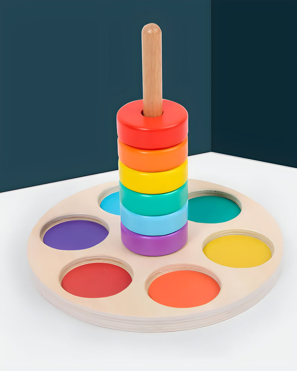 Colorful Stacking Game – Petite Pioneers